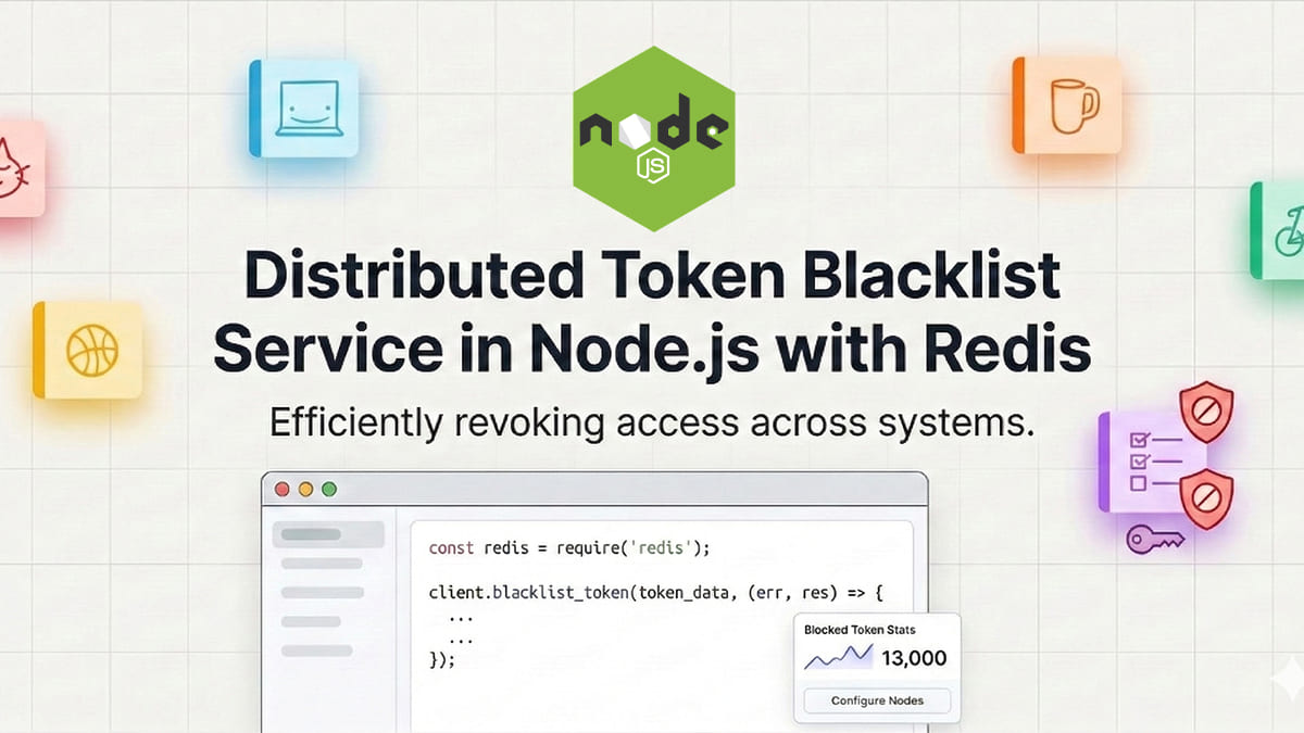 How to Build a Distributed Token Blacklist in Node.js? (Code)